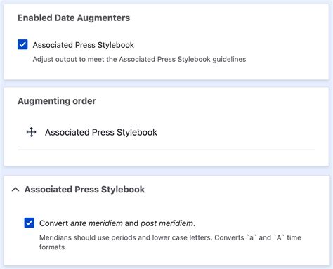 Associated Press Stylebook Date Augmenter