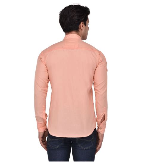 Nira Orange Slim Fit Shirt Buy Nira Orange Slim Fit Shirt Online At Best Prices In India On