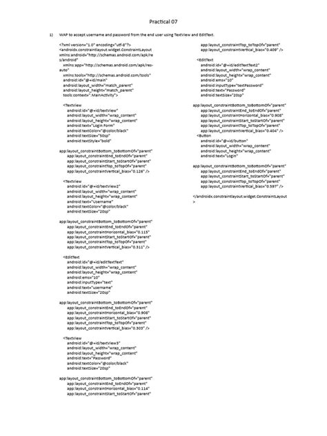 Practical 07 Pdf User Computing Personal Digital Assistant