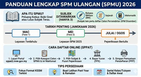 Spm Ulangan Spmu 2026 Cara Daftar Tarikh And Tips Lulus