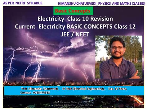 Electricity Full Chapter PPT