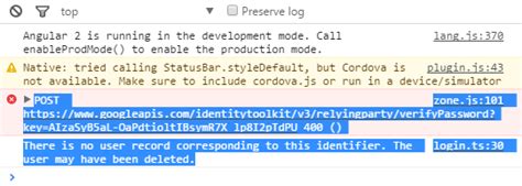 Disable Error Logging In Firebase 3 Stack Overflow