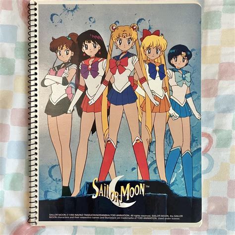 1995 Sailor Moon Mead Notebook If You Can Please Depop