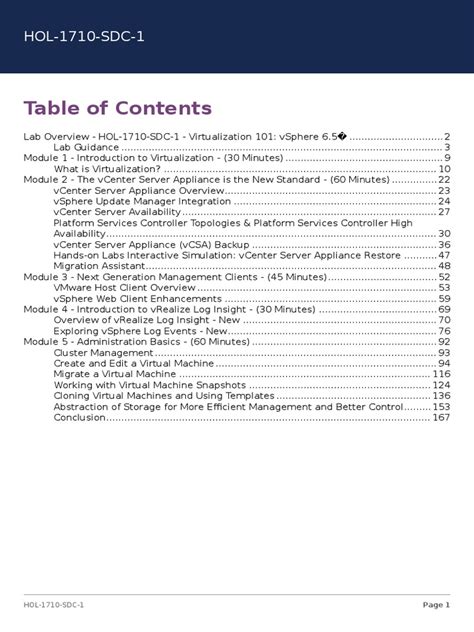 Vmware 6 5 Lab Pdf File Transfer Protocol Virtual Machine
