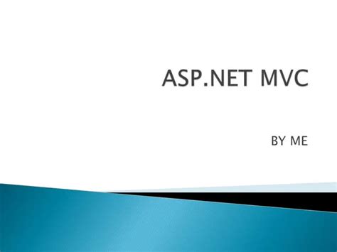 Aspnet Mvc Ppt
