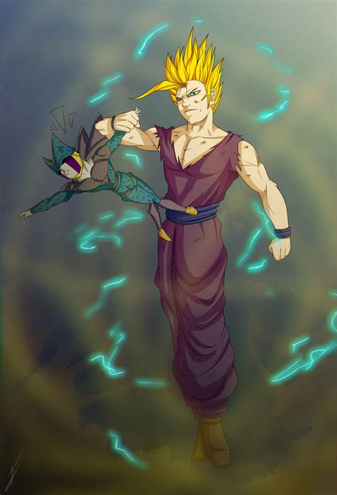 Gohan Ssj2 By Cybsamurai On Deviantart