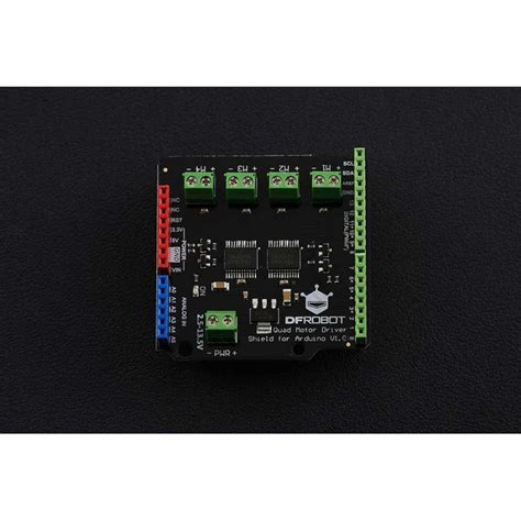 quad dc motor driver shield sterownik silników dc dla arduino sklep