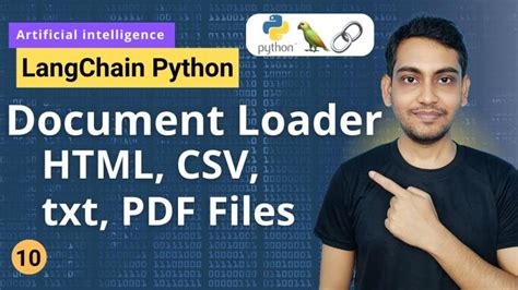 Document Loader In Langchain Python Rajesh Kumar