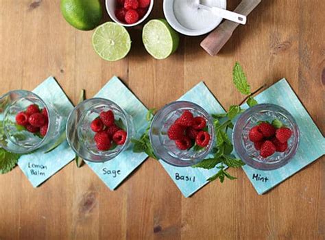 Raspberry Herb Smash Cocktail Sweet Peas And Saffron