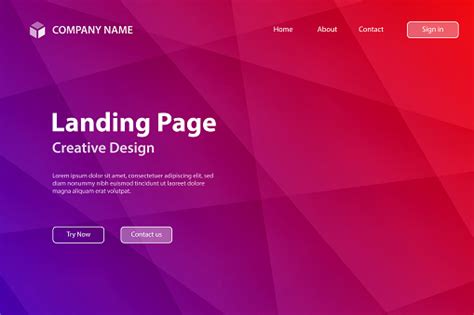 방문 페이지 템플릿 보라색 그라데이션이 있는 다각형 모자이크 추상 기하학적 배경 추상적인에 대한 스톡 벡터 아트 및 기타 이미지 추상적인 테크놀로지 로우 폴리곤