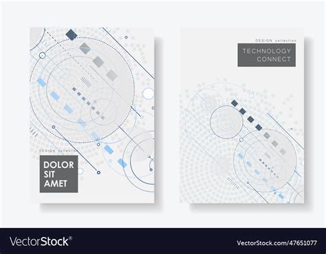 Arrow Communication Dynamic Interface Circles Vector Image
