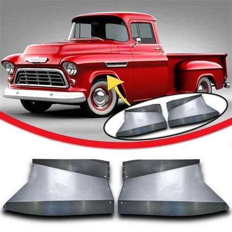 Front Inner Fenders Fits 1955 1956 1957 Chevy Gmc Pickup Truck New Pair
