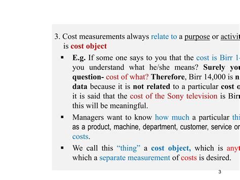 Ch 1 B Cost Concepts Classificaions And Terms 3 Pptx