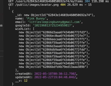 Javascript Query For A User And Then A Specific Object In An Array