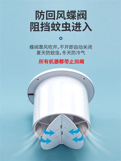 排气扇强力静音卫生间专用墙壁窗式排风扇厨房6寸小型家用抽风机 虎窝淘