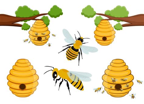 Beehive Vector Art Icons And Graphics For Free Download