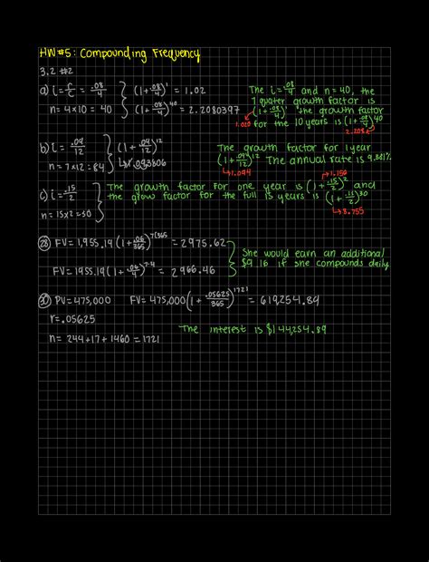 Homework 5 Compounding Frequency 01640106 Studocu