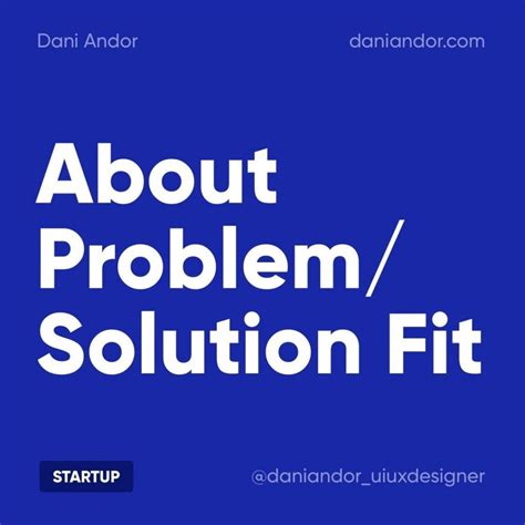 about problem solution fit about problem solution fit⁣ 🤝 by ruslan galba medium