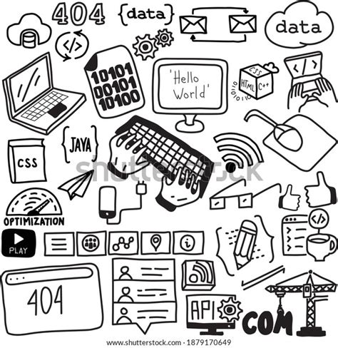 Programmer Doodles Images Stock Photos Vectors Shutterstock