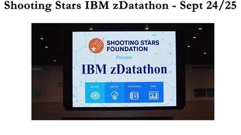 Sudharsana Srinivasan On Linkedin Shooting Stars Foundation Ibm Zdatathon 2022