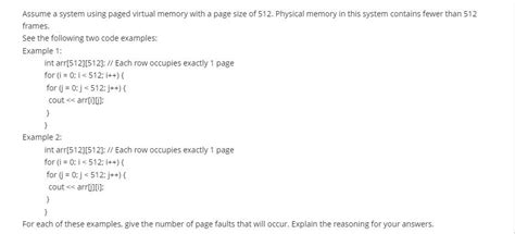 Assume A System Using Paged Virtual Memory With A