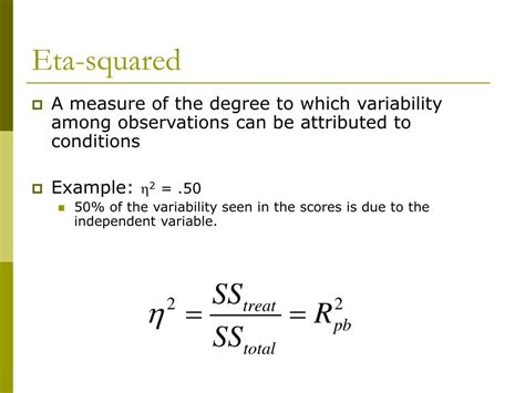 Ppt Effect Size Estimation In Fixed Factors Between Groups Anova