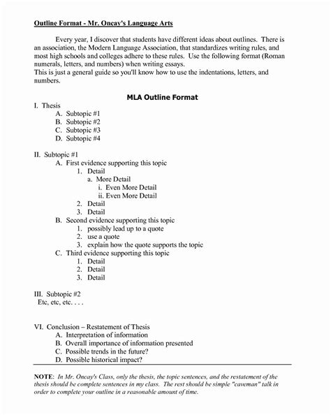 Mla Format Word Template Professional Template For Business