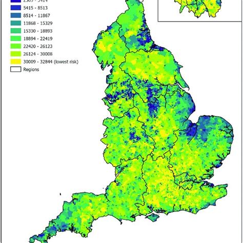 Food Insecurity Risk Compositional Domain In England By Lsoa Download Scientific Diagram