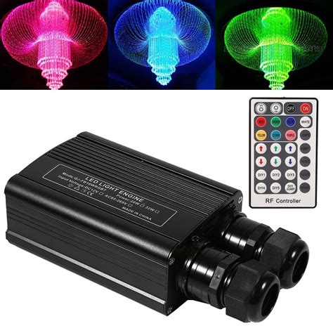 32w Led Fiber Optic Light Engine Driver With Double Head For Ceiling