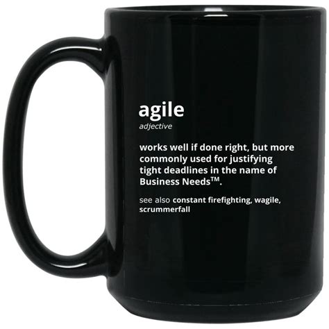 Definition Of Agile Software Development Agile Software Development Funny Fathers Day Ts