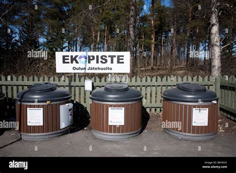 Free Communal Recyclable Garbage Collecting Point Ecopoint Ekopiste