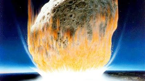 Dinosaur Asteroid Impact Theory Dino Dooming Asteroid Hit Earth At