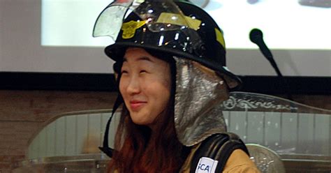 방화복 입은 어린이 교사