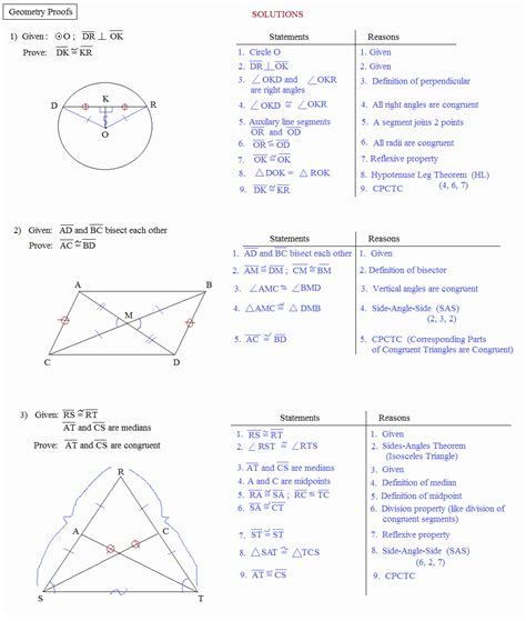 50 Geometry Proof Practice Worksheet