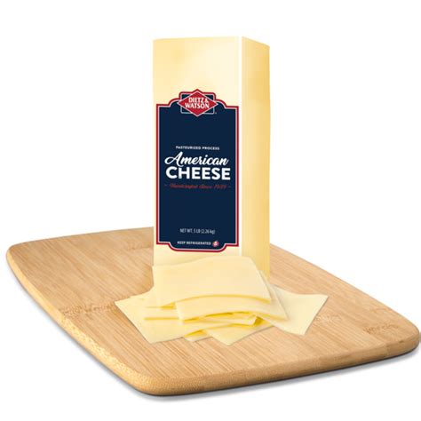 Dietz And Watson White American Cheese Loaf 1 Each Delivery Or Pickup