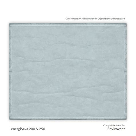 Envirovent Energisava 200 And 250 Compatible Replacement Filter Set