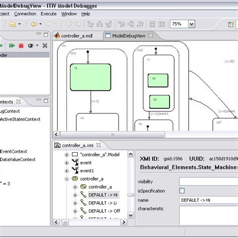 User Interface Of The Model Debugger Download Scientific Diagram