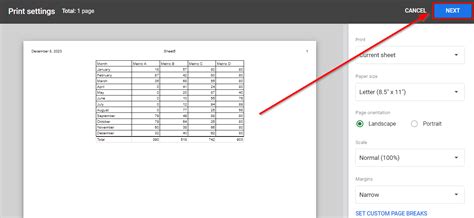 How To Print From Google Sheets In 6 Steps Sheets For Marketers