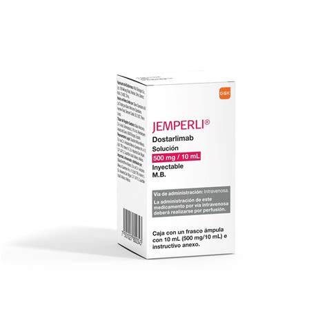 Jemperli Dostarlimab 500 Mg 10 Ml Solución Inyectable Frasco Ámpula