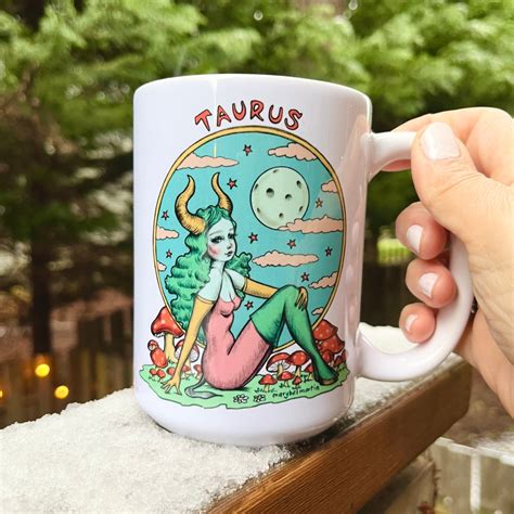 Taurus Coffee Mug Taurus T Zodiac Sign Astrology T Art
