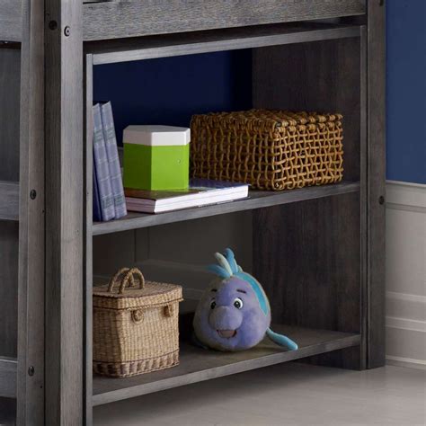 Cosy Grey Wooden Mid Sleeper Storage Bed