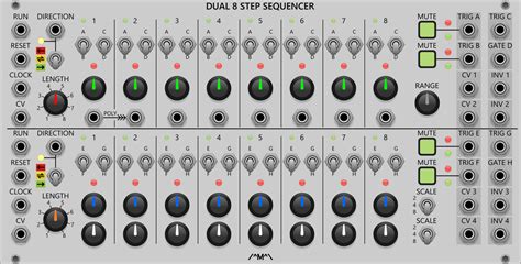 Vcv Library Count Modula Dual 8 Step Sequencer