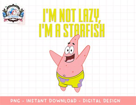 Patrick Star Being Lazy