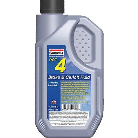 Dot4 Brake And Clutch Fluid 1l Synthetic Abs Ready