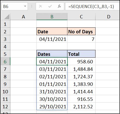 Sequence Function In Excel Computergaga