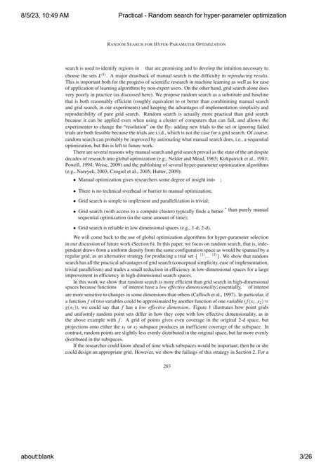 Solution Practical Random Search For Hyper Parameter Optimization Convolutional Neural Networks