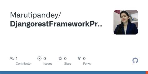 GitHub Marutipandey DjangorestFrameworkProject