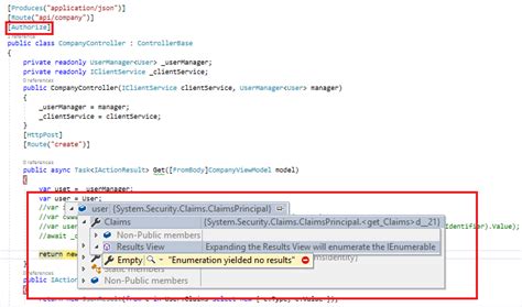 Entity Framework Core Identity Server 4 Claims Empty On Api Stack
