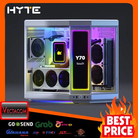 Jual Casing Hyte Y70 Touch Modern Aesthetic I Case Mid Tower Atx Snow White Jakarta Pusat
