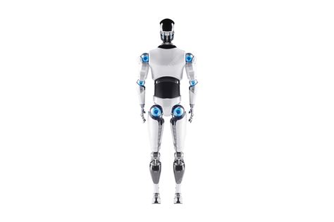 Premium Photo Technological Modern Robot Full Body Robot Isolated On White Background